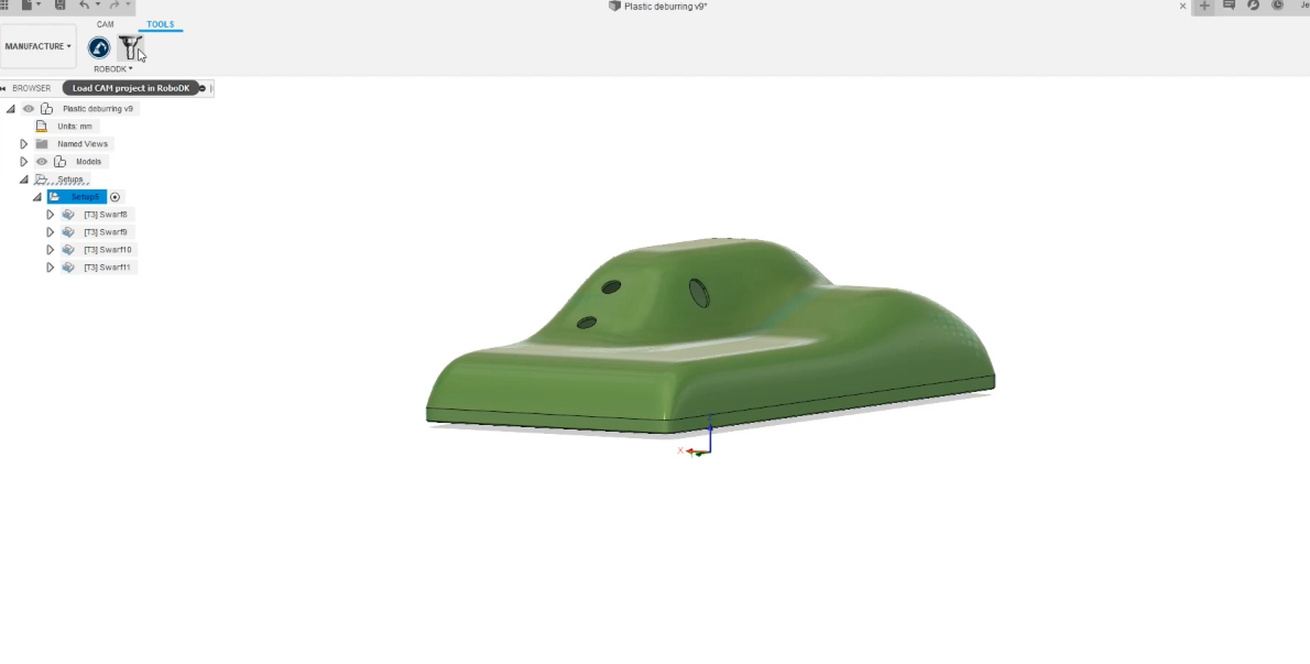 2D-Skizze aus Fusion 360 - RoboDK Dokumentation