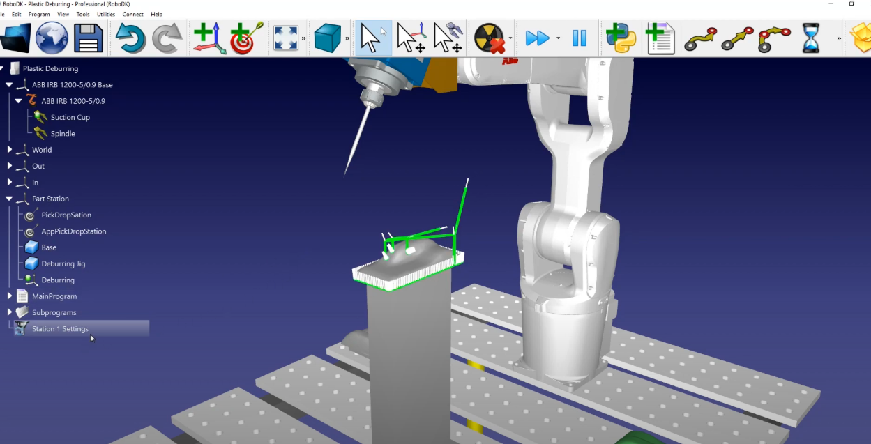 2D-Skizze aus Fusion 360 - RoboDK Dokumentation