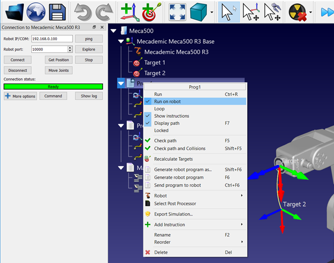 Mecademic - RoboDK Dokumentation