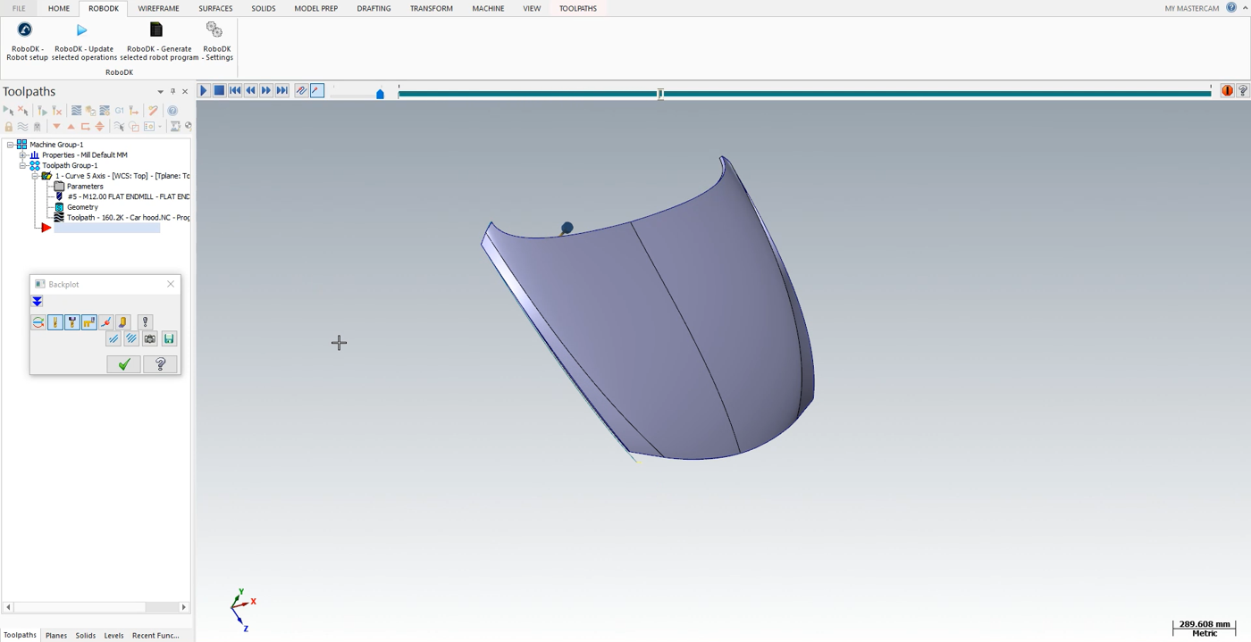 Robot Cutting - Documentación RoboDK