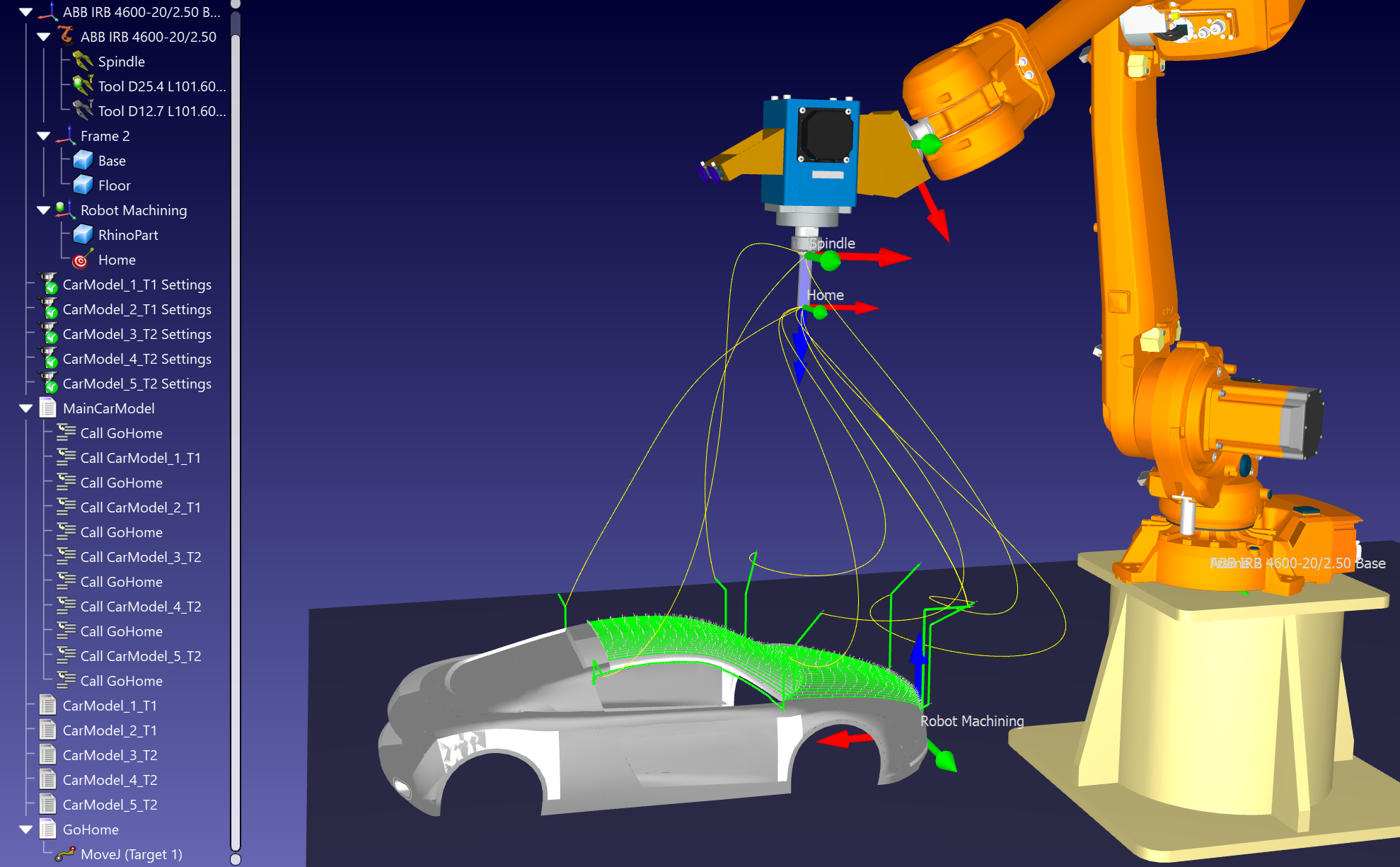 Robot Machining (5x) - Documentación RoboDK