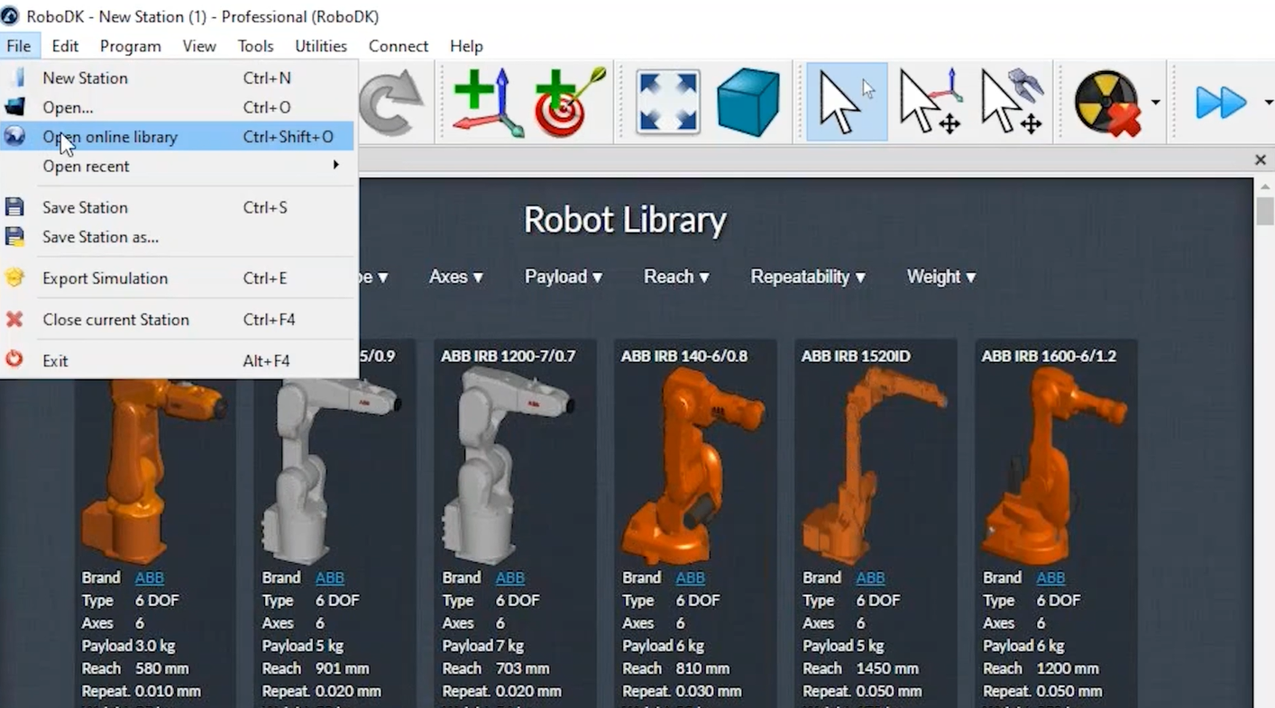 Robot Machining (5x) - Documentación RoboDK