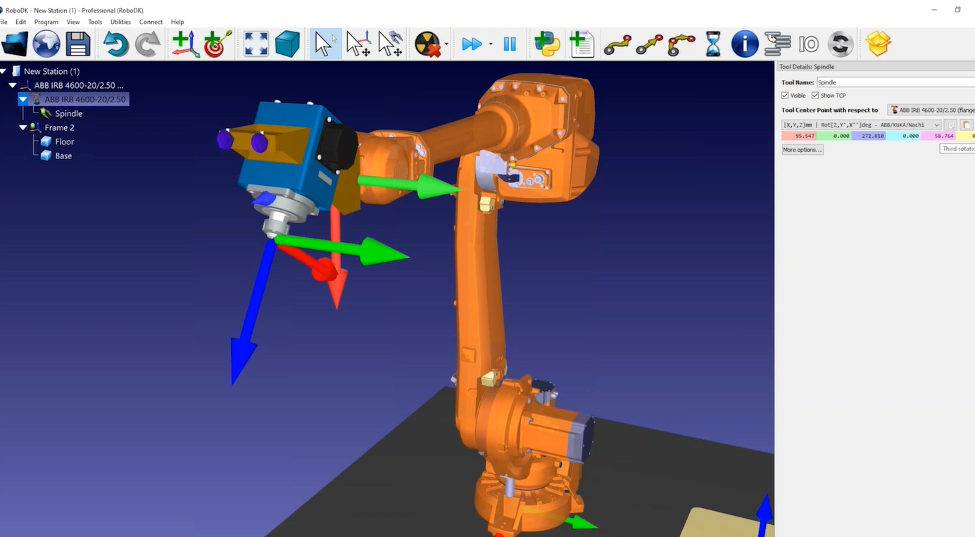 Crear el sistema de coordenadas de mecanizado del robot - Documentación ...