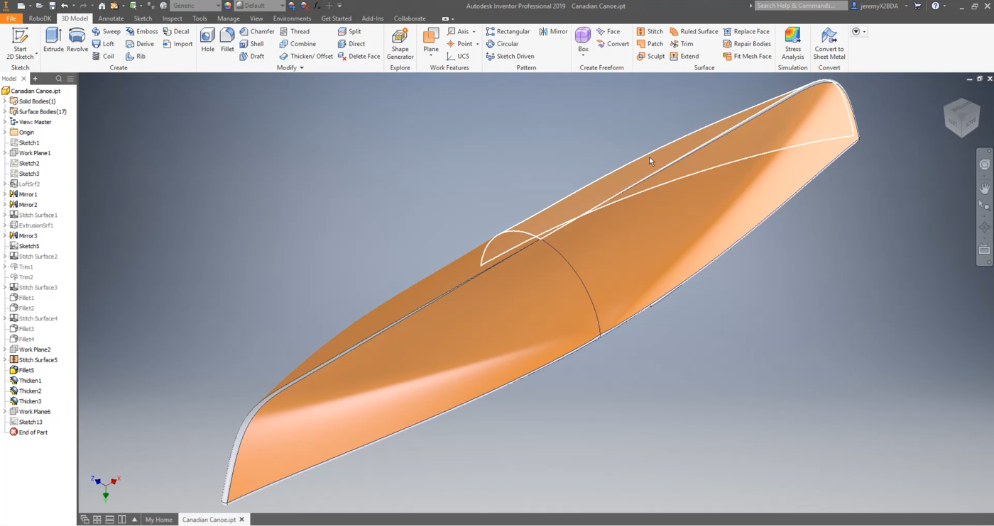Boceto 3D de Inventor - Documentación RoboDK