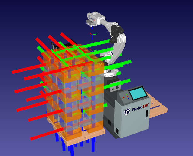 Palletizing - Documentación RoboDK