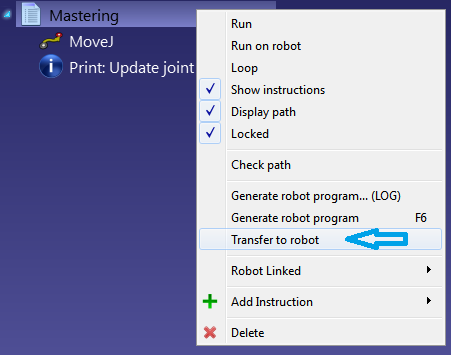 Dominio del robot - Documentación RoboDK
