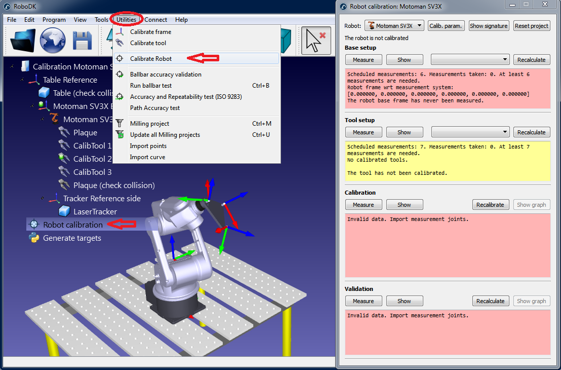 Robot Calibration (Laser Tracker) - Documentación RoboDK