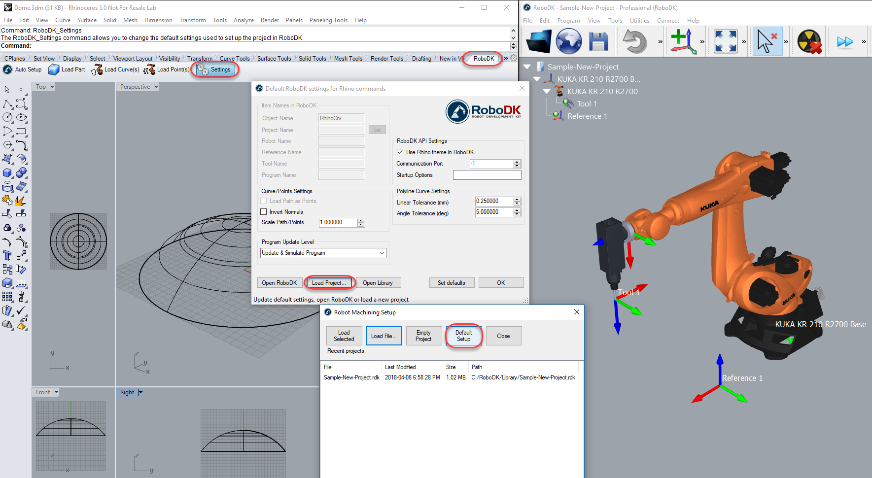 Exemples - Documentation RoboDK
