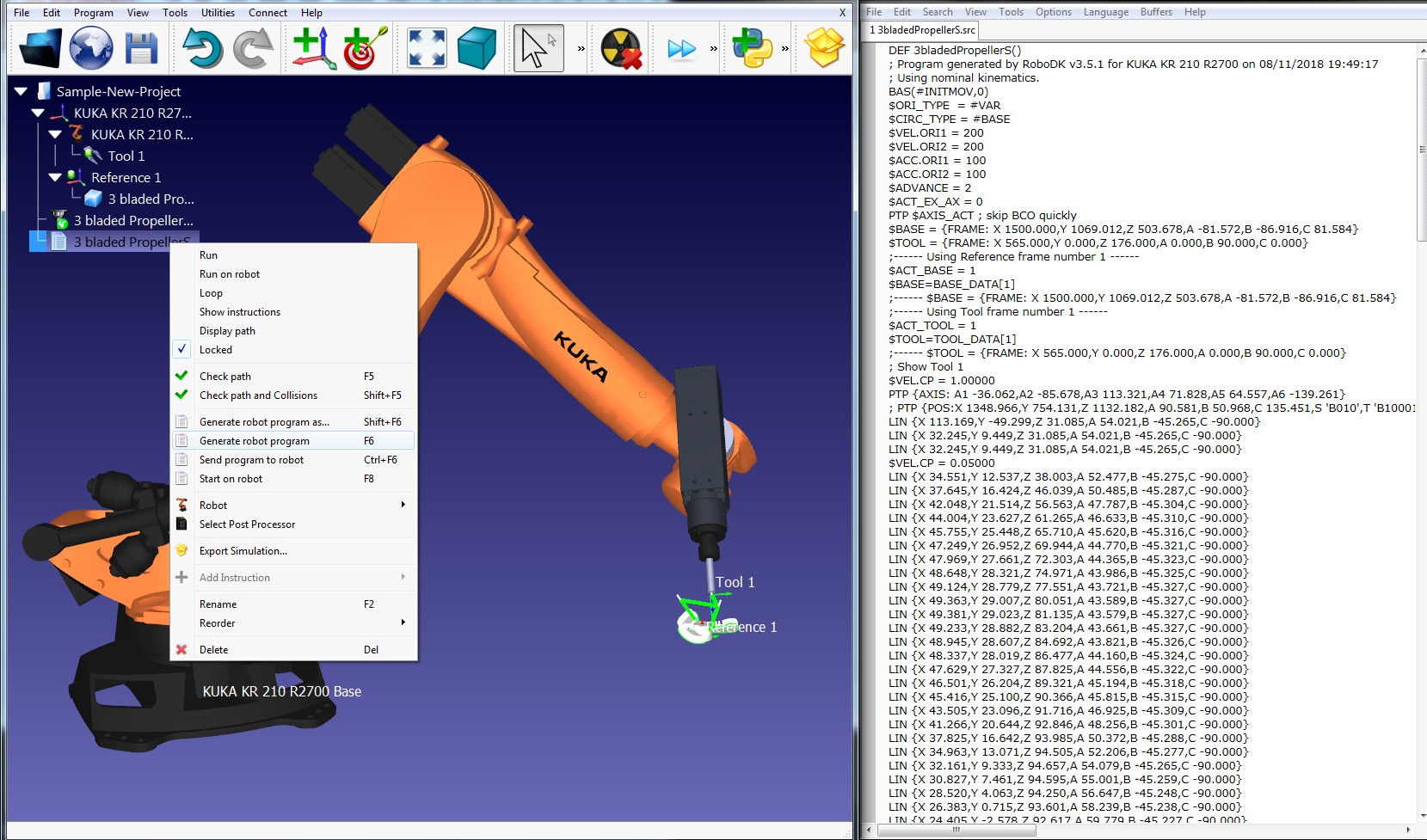 Exemples - Documentation RoboDK